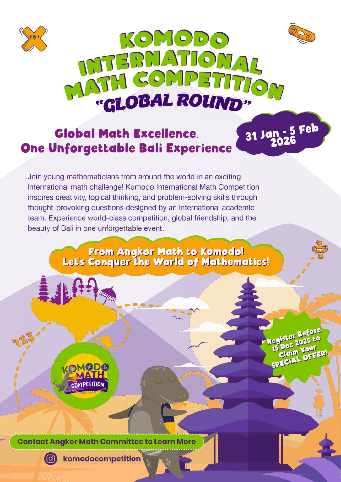Komodo International Math Competition Global Round - Bali Adventure ...