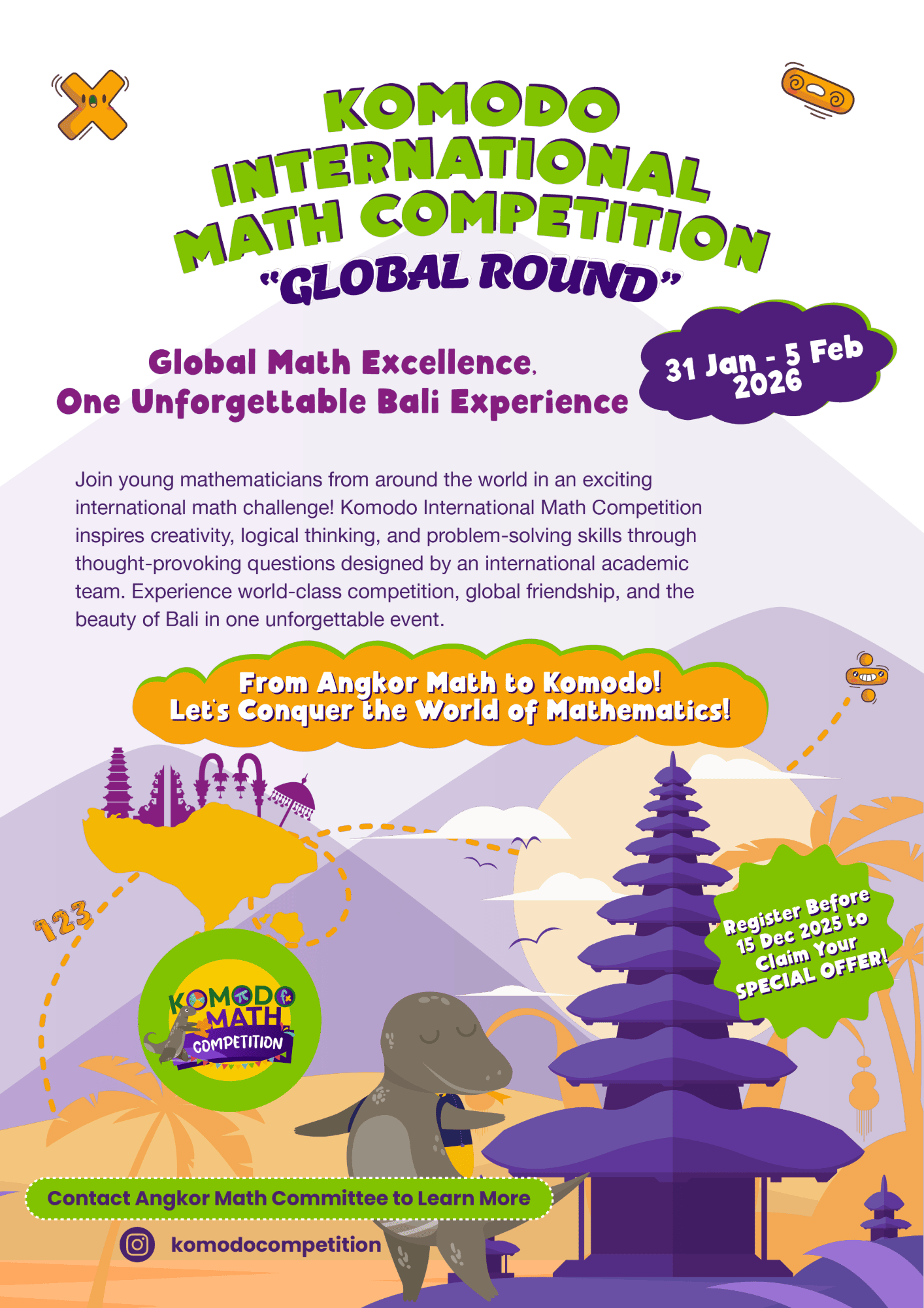 Komodo International Math Competition Global Round - Bali Adventure ...